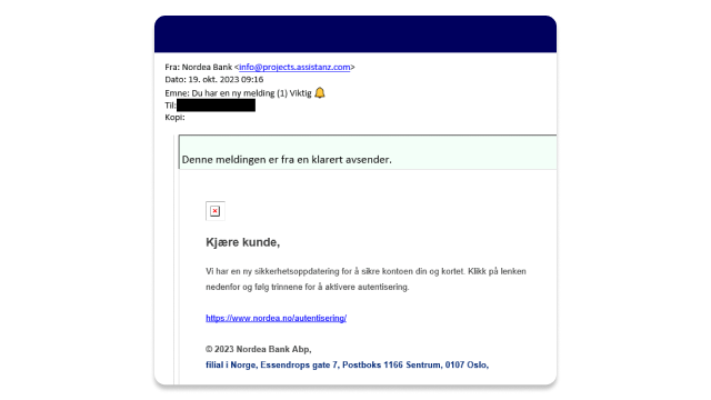 Mistenker du svindel? | Slik avslører du svindelforsøk | Nordea